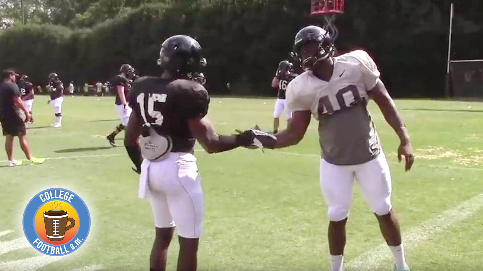 CFB AM: Watch Cortez Lewis, maybe the greatest hand-shaker ever | OutKick