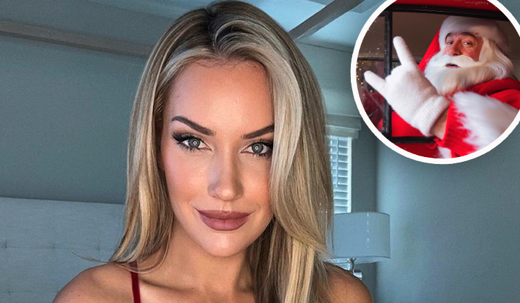 Paige Spiranac's Christmas Card Is Going To Give Santa A Heart Attack ...