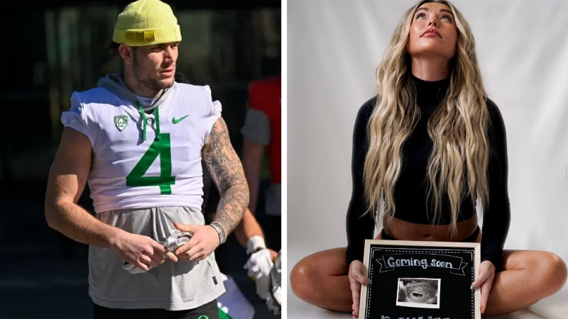 Late Oregon TE Spencer Webb's Wife Gives Birth, Names Son 'Spider Webb ...