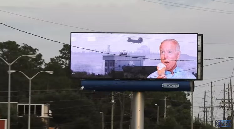 North Carolina Digital Billboard Hacked With Joe Biden Memes