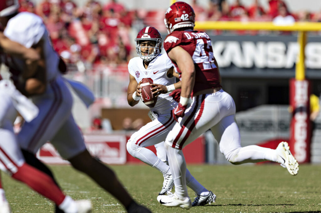 Alabama Handles Arkansas, But Questions Remain On Bryce Young | OutKick