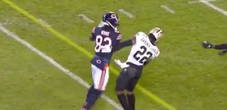 Video: Javon Wims Throws Punch, Bears and Saints Fight | OutKick