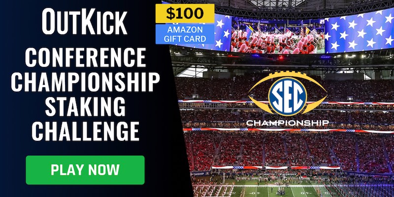 Play in Outkick's Free Conference Championship Staking Challenge | OutKick