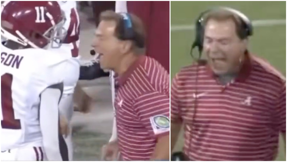 Nick Saban Goes Ballistic On Players And Staff: VIDEO - outkick | OutKick