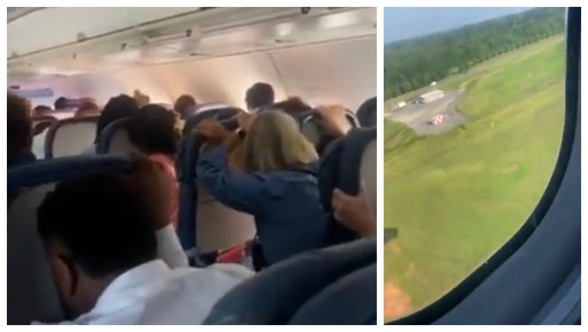 Terrifying Video From Inside Delta Plane Making Emergency Landing Shows ...