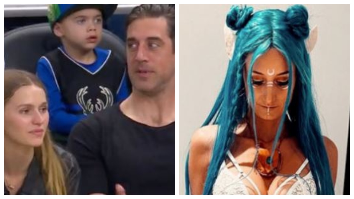 Aaron Rodgers Celebrates Birthday Courtside At Lakers-Bucks Game With ...