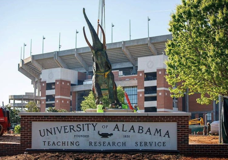 Bama Campus Gets A 19-Foot Elephant Statue -- Roll Tide! | OutKick