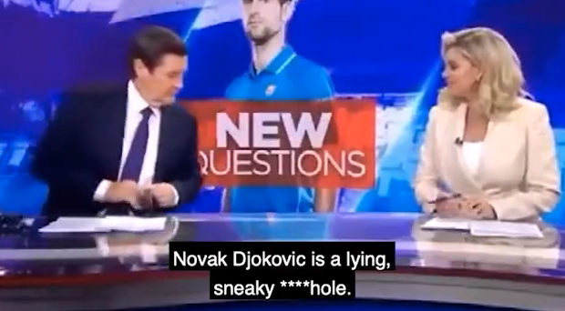 Hot Mic Catches Australian TV Anchors Slamming Novak Djokovic | OutKick