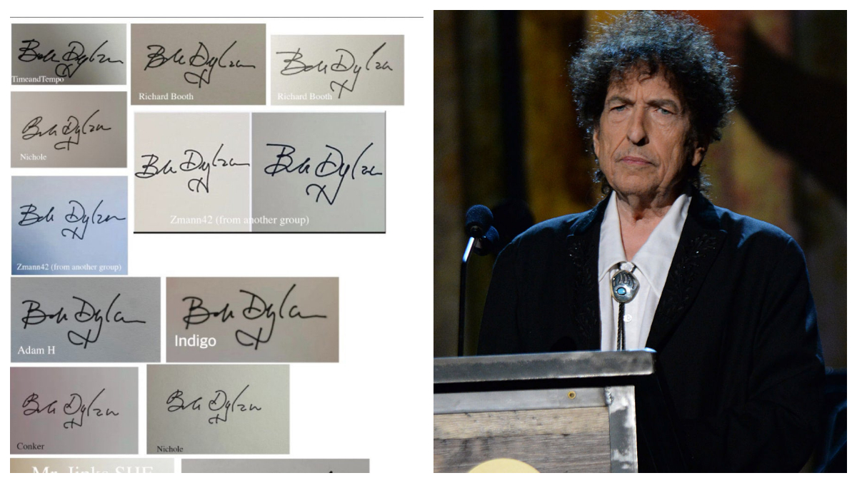 Bob Dylan And Simon & Schuster Apologize For Using Autopen For 'Hand ...