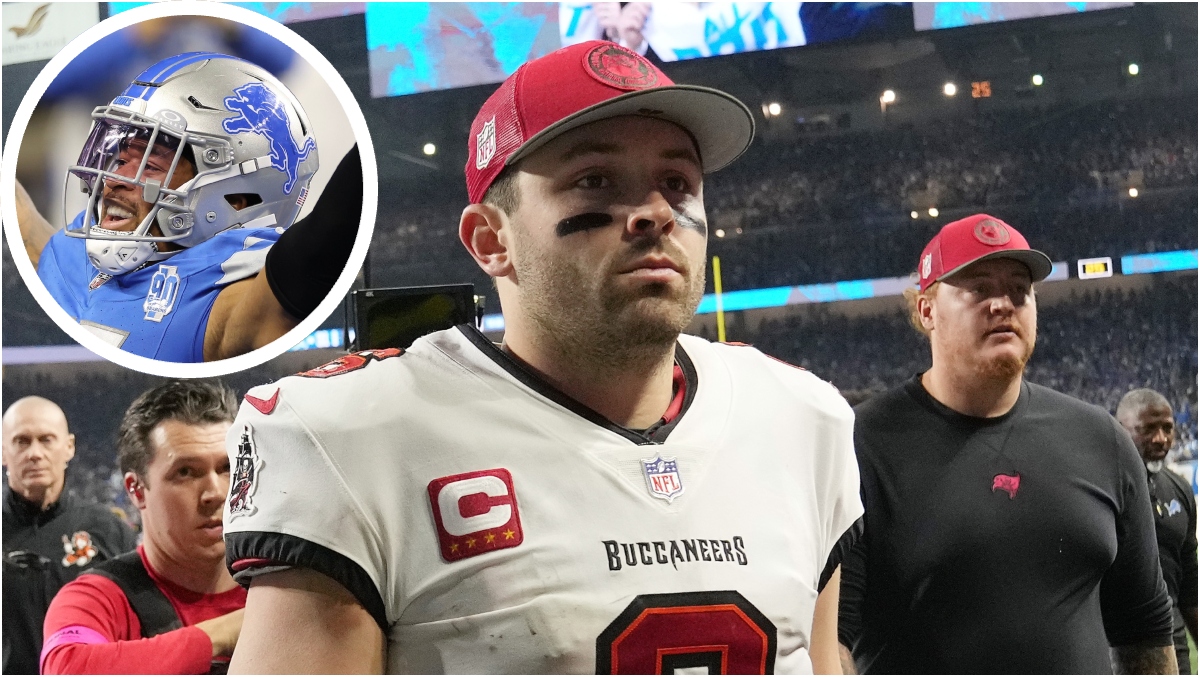 Local Detroit Lions Radio Call On Baker Mayfield's Interception Goes ...