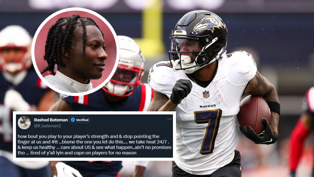 Rashod Bateman Goes After Ravens GM On Twitter, Then Deletes Tweet ...