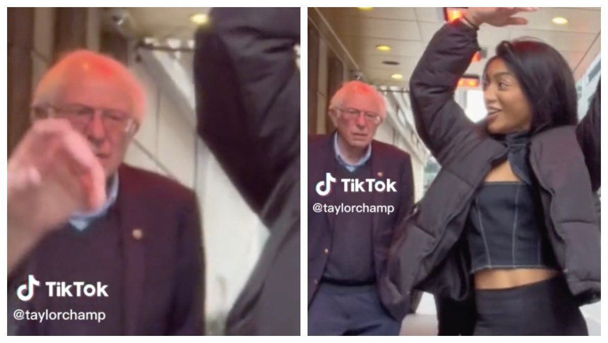 Bernie Sanders Looks Disgusted At TikTok Video - outkick | OutKick