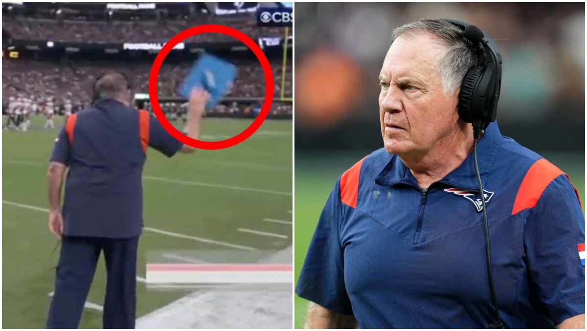 Bill Belichick Smashes Tablet During Loss To The Raiders: VIDEO ...
