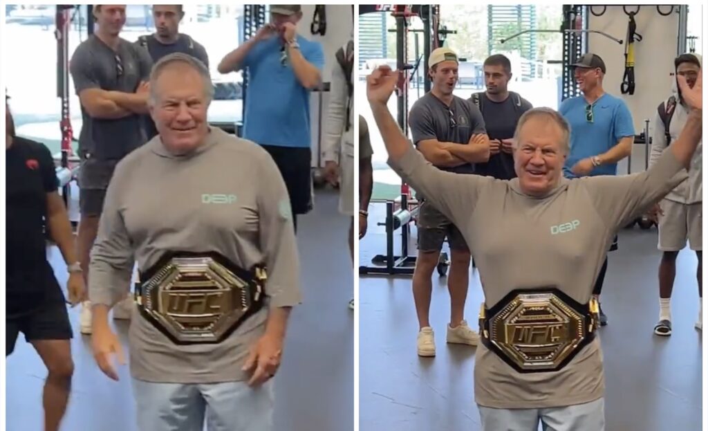 Bill Belichick Smiles During Visit To UFC Headquarters - outkick | OutKick