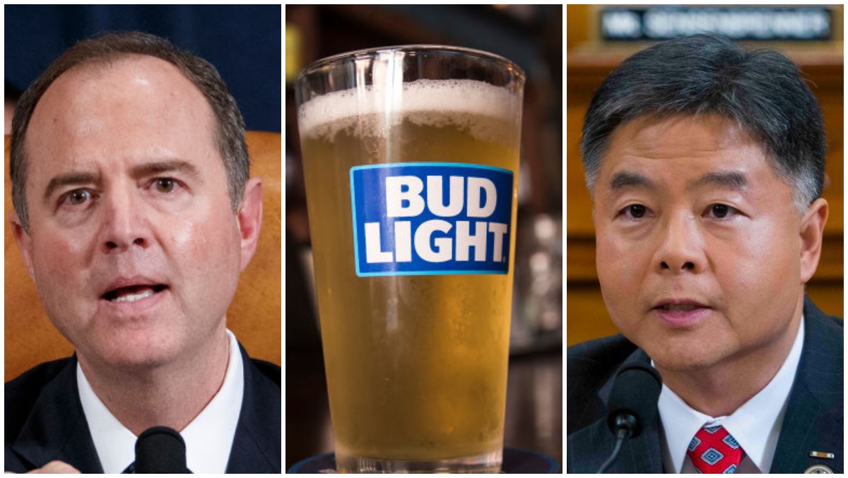 Ted Lieu, Adam Schiff Show Support For Bud Light - outkick | OutKick