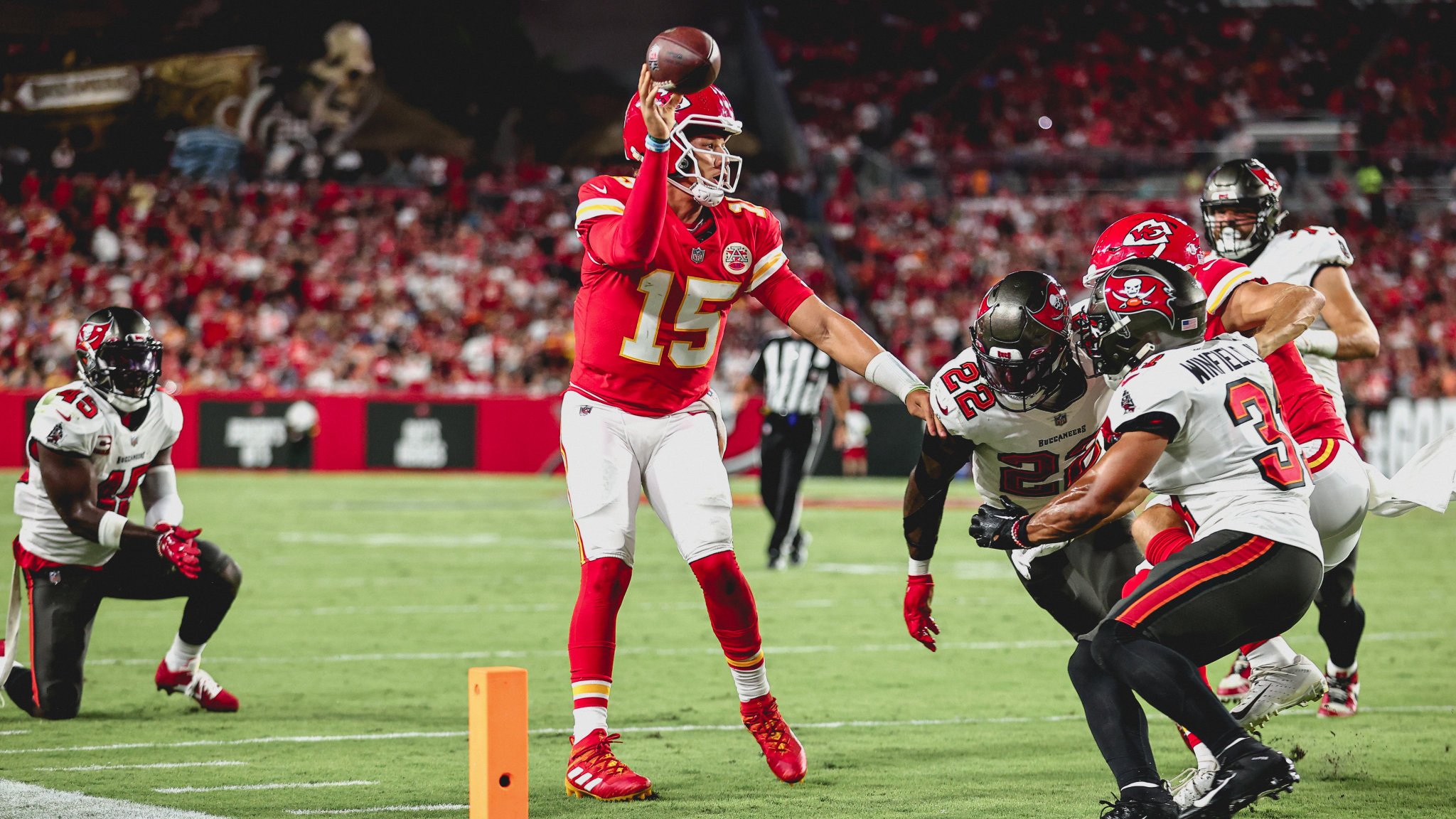 Patrick Mahomes Makes Bucs Defense Look Silly On Goal-Line TD | OutKick