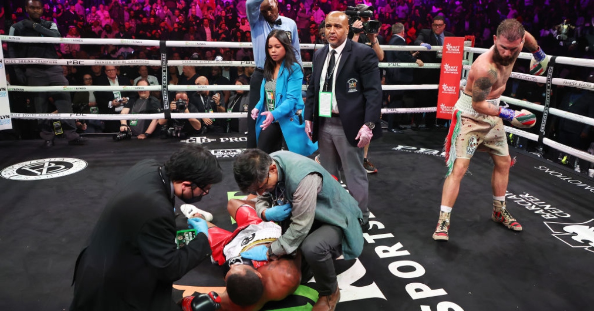 Boxer Caleb Plant 'Digs Grave' After Knockout Win | OutKick Boxer Caleb Plant 'Digs Grave' After Knockout Win | OutKick