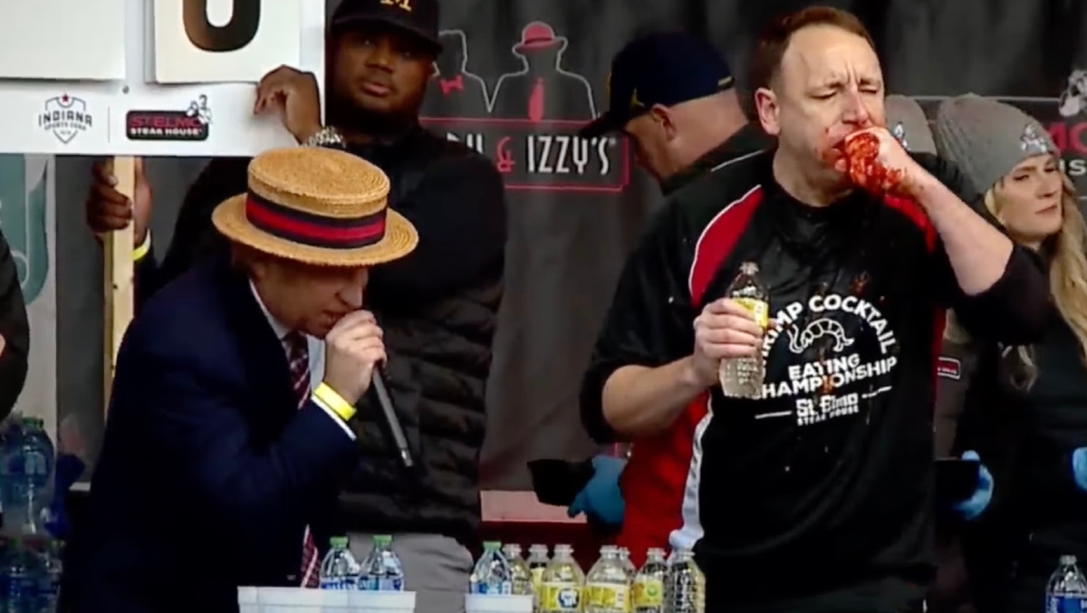 Joey Chestnut Loses Shrimp Cocktail Eating Contest, Snaps Win-Streak ...