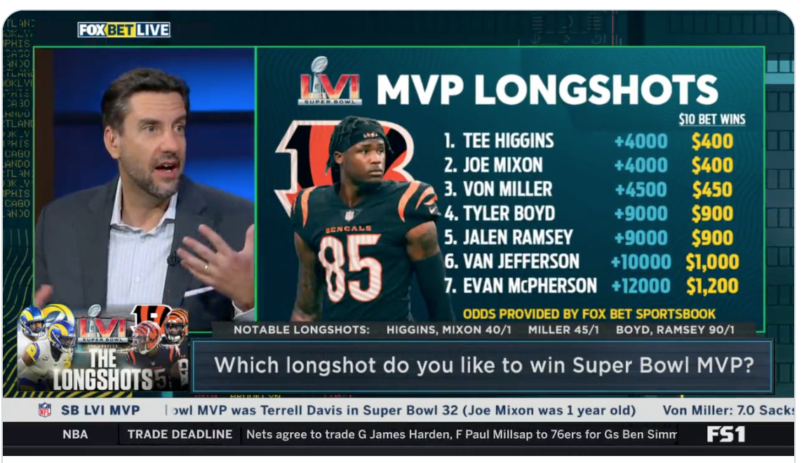 Place Your Bets: Clay Travis Serves Up Two Super Bowl MVP Longshots ...