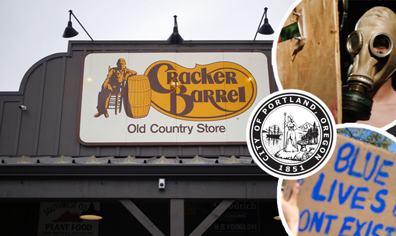 Cracker Barrel Is Latest Company To Flee Portland, Oregon As Crime ...