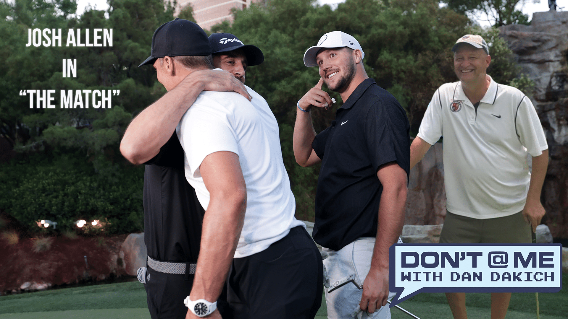 Josh Allen's Look In 'The Match'