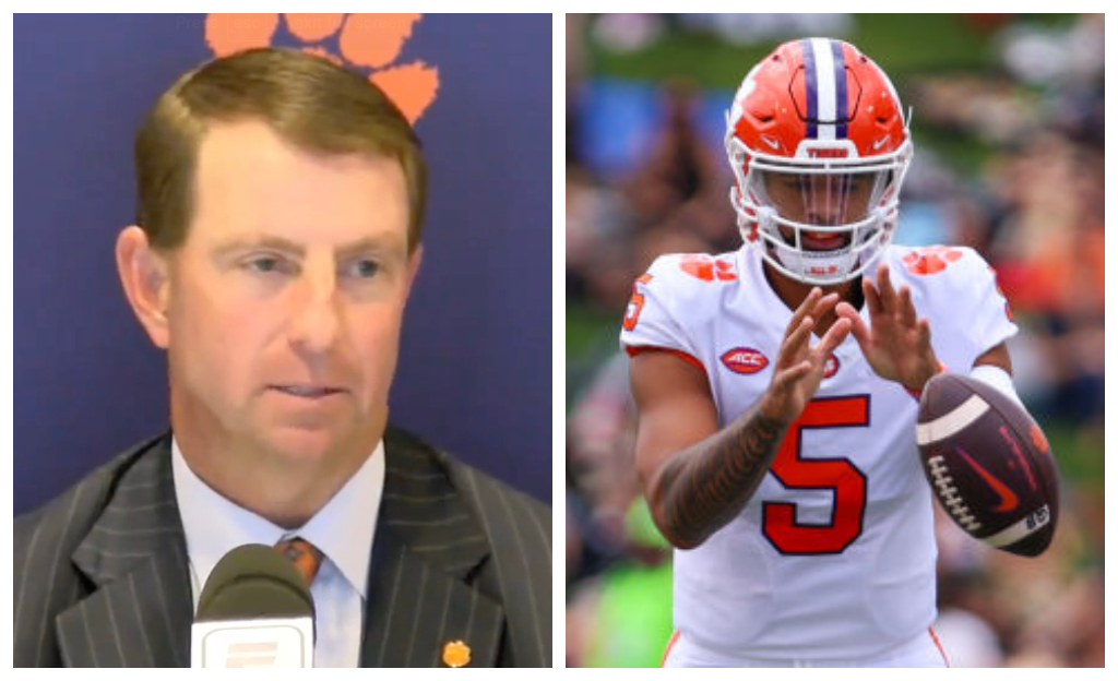 Dabo Swinney Crushes DJ Uiagalelei's Critics - outkick | OutKick