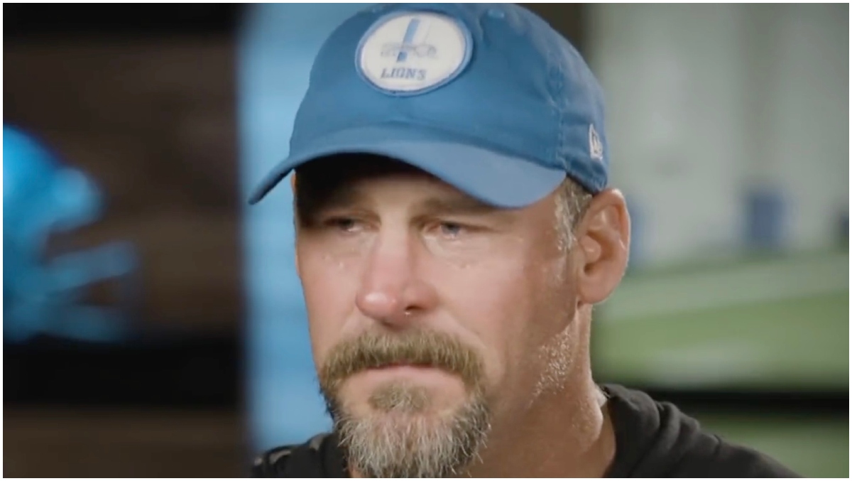 Dan Campbell Fights Back Tears Talking About Gritty Players - outkick ... Dan Campbell Fights Back Tears Talking About Gritty Players - outkick ...