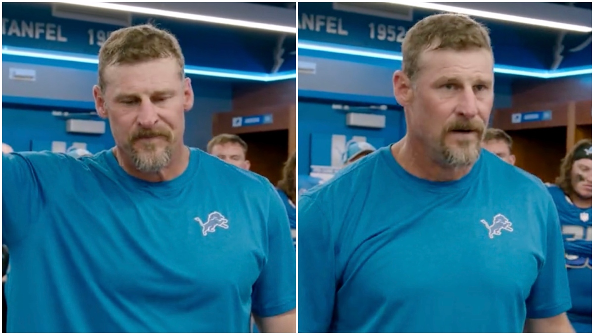 Dan Campbell Gives Epic Speech After Beating The Falcons - outkick ...