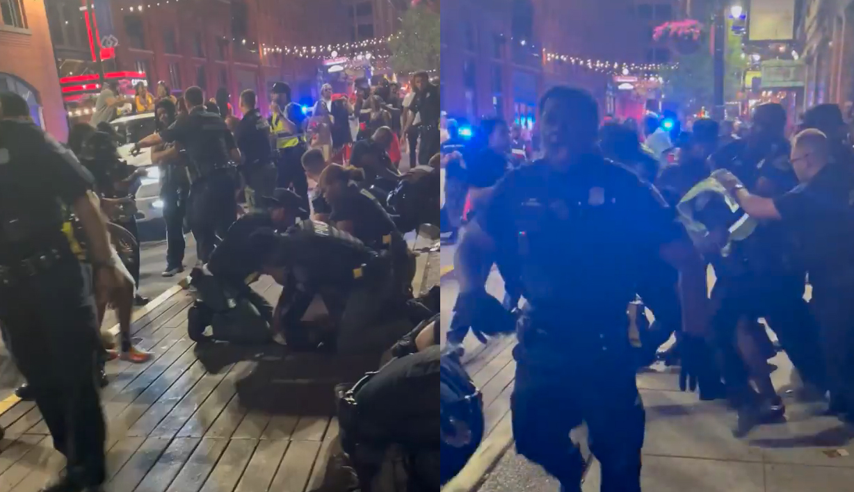 Detroit Police Had Their Hands Full During A Saturday Night Melee In ...