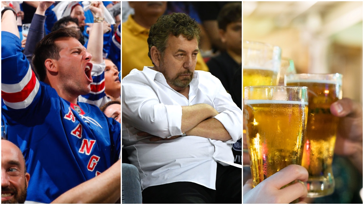 James Dolan Might Stop Selling Alcohol At Rangers Games