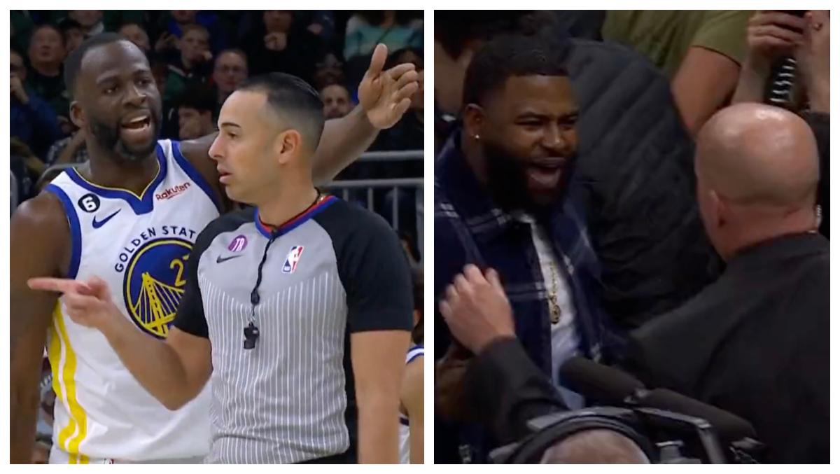 Draymond Green Gets Bucks Fan Ejected In Milwaukee - outkick | OutKick