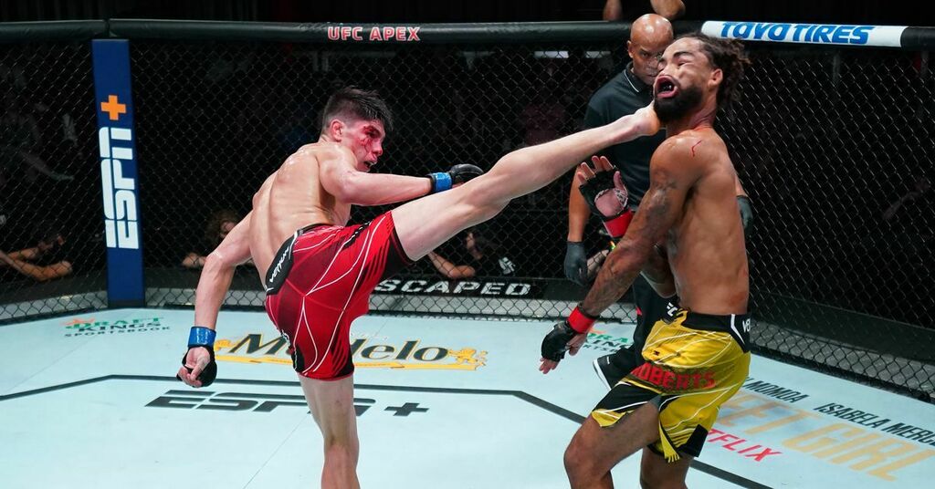 Best KO From UFC Vegas 34 Is A Face Full Of Foot | OutKick