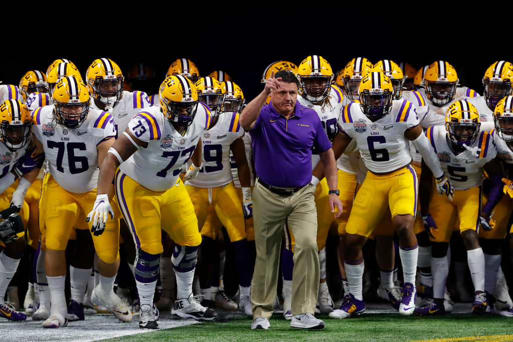 Ed Orgeron Believes "Most" Of His LSU Team Has Already Had Covid