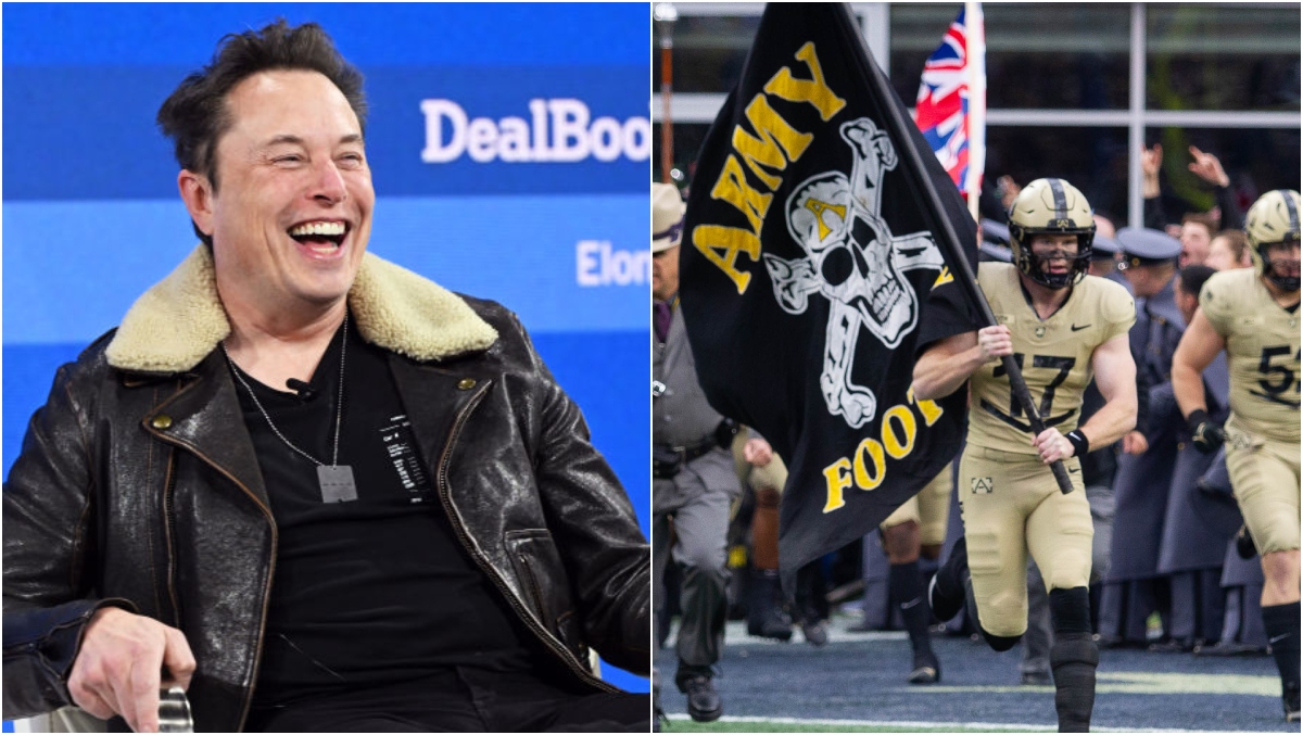 Elon Musk Shares Pro-America Message From Army/Navy Game - outkick ... Elon Musk Shares Pro-America Message From Army/Navy Game - outkick ...