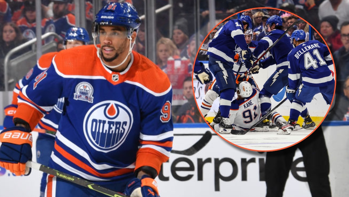 Oilers Evander Kane Gives Update After Gruesome Injury, Will Miss 3-4 Months | OutKick