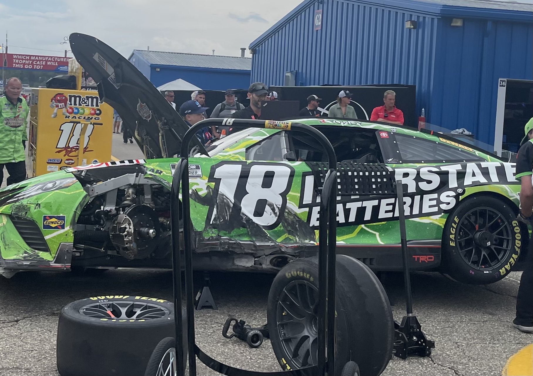 Bad Streak Continues For Kyle Busch After Major Crash At Michigan ...