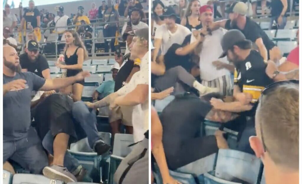 Fans Fight During Jaguars/Steelers Game - outkick | OutKick