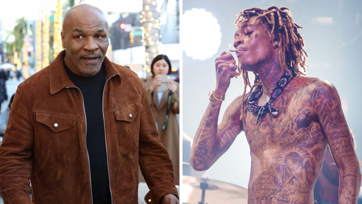 Mike Tyson Left Choking After Wiz Khalifa 'Kush-Up' Weed Smoking ...