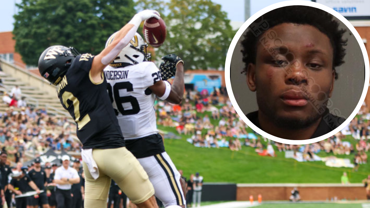 Vandy Football Player BJ Anderson Arrested After Biting Two Bouncers ...