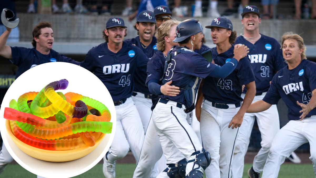 Oral Roberts Baseball Players Rewarded With Gummy Worms For Reaching ...