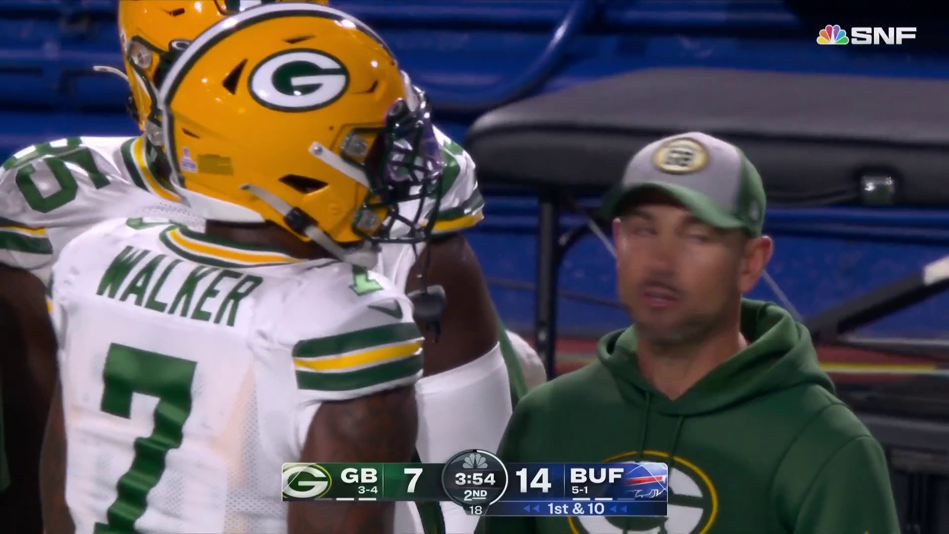 Packers LB Quay Walker Gets Ejected For Shoving A Bills Coach - outkick ...