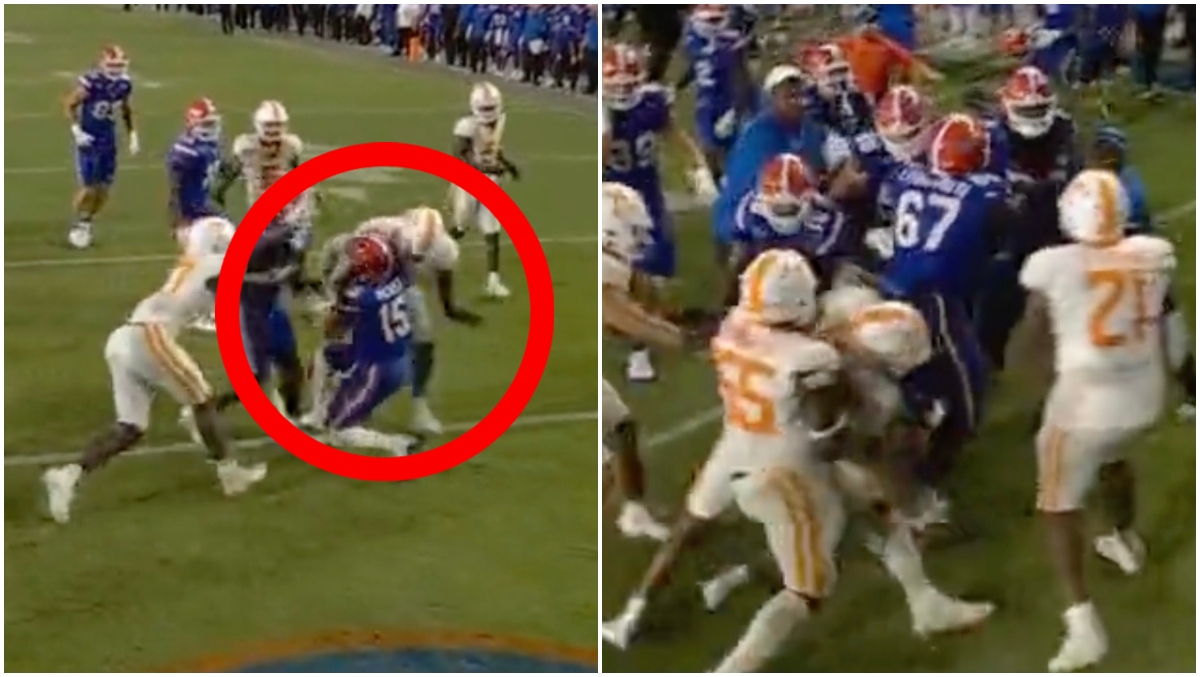 Tennessee/Florida Game Ends In Huge Brawl: VIDEO - outkick | OutKick