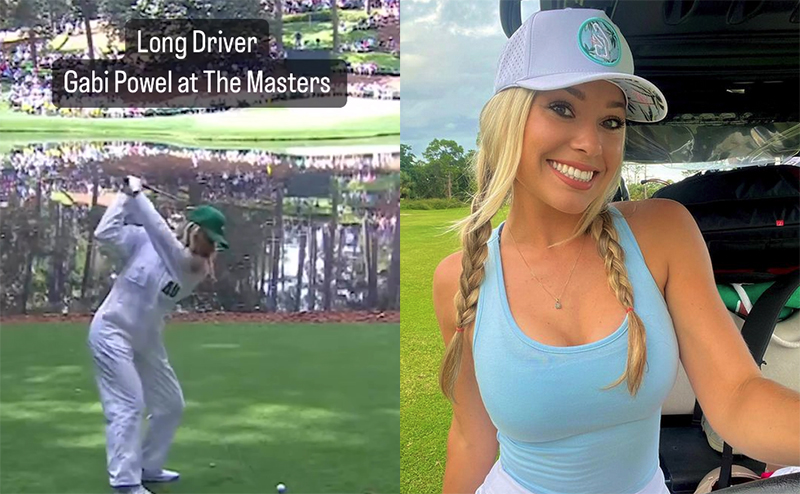 Instagram Golfer Gabi Powel Crushes One Of The Longest Wedges In ...