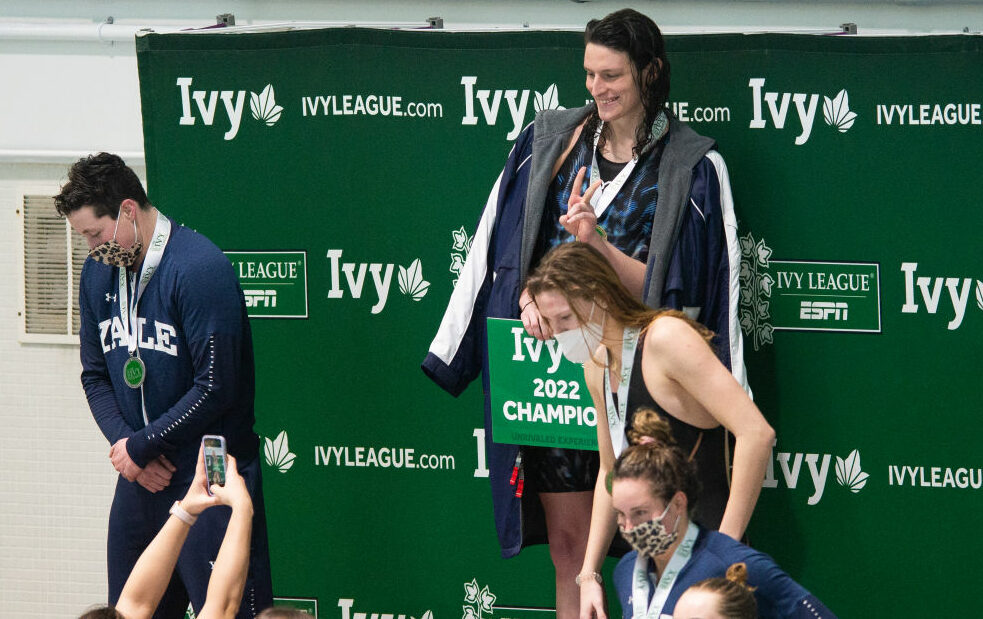 Penn's Lia Thomas Narrowly Beats Yale's Iszac Henig In 100 Free At Ivy ...