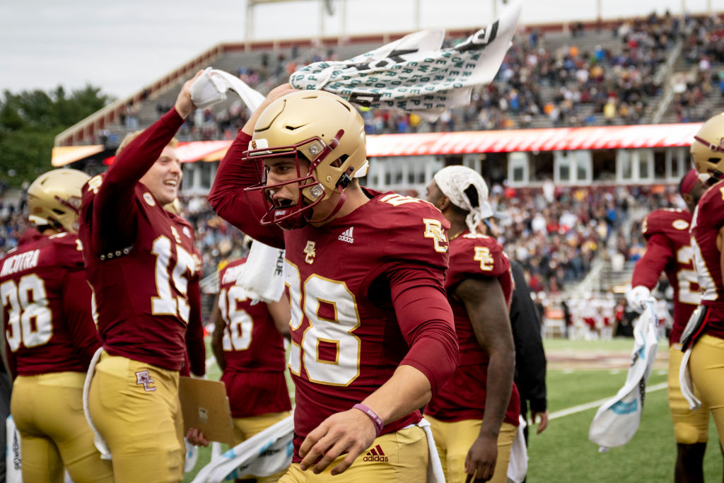 Boston College Embarrassingly Storm The Field After Win Over Bad Team ...