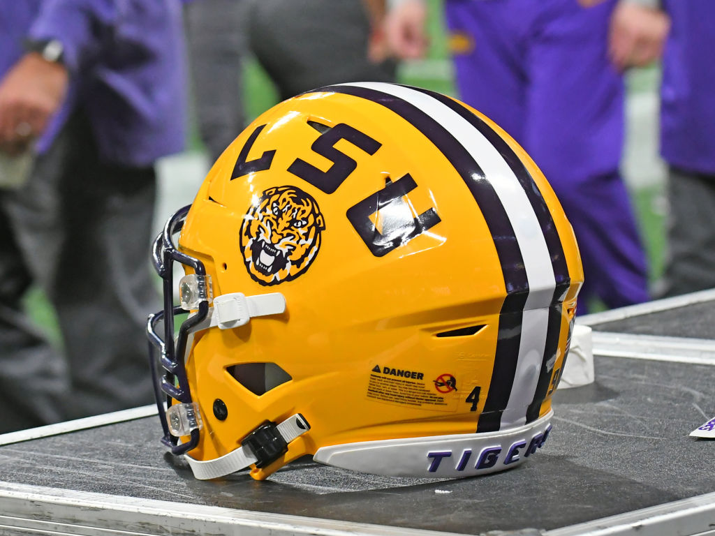 LSU Players Try On Air-Conditioned Helmets | OutKick