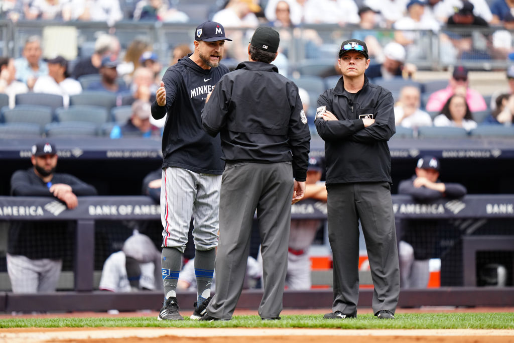 Twins Manager Ejected After Yankees Pitcher Domingo German Told to Wash ...