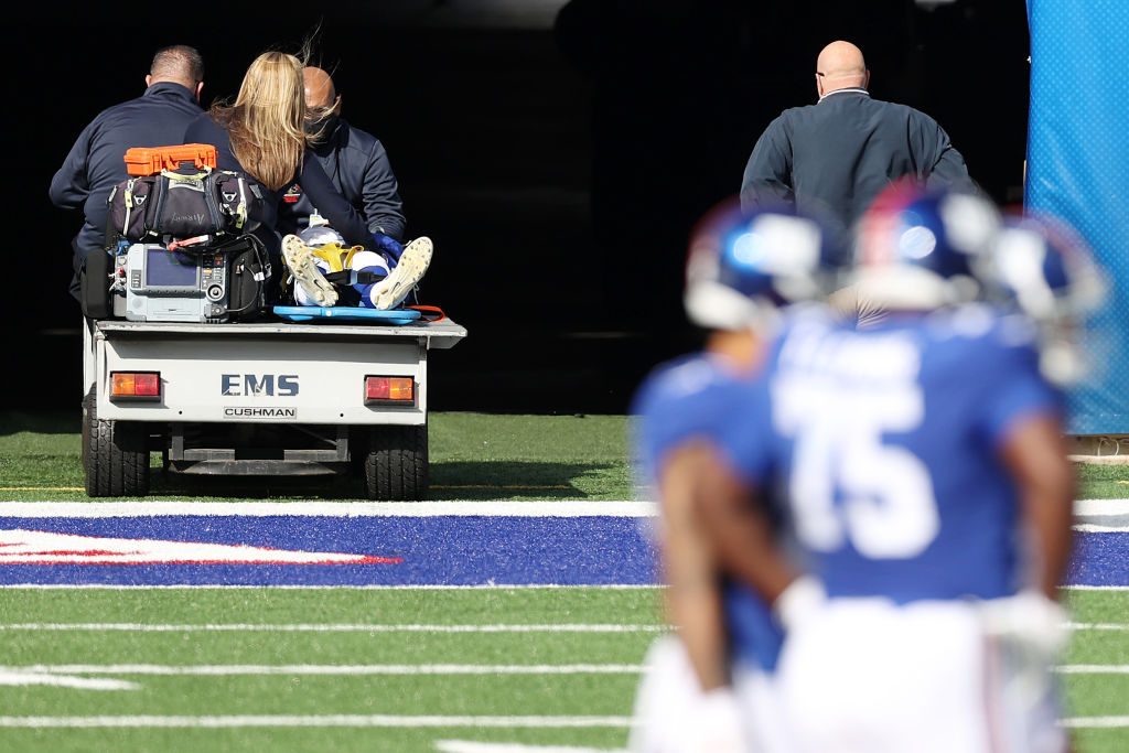 Video: Giants WR C.J. Board Suffers Gruesome Head/Neck Injury | OutKick
