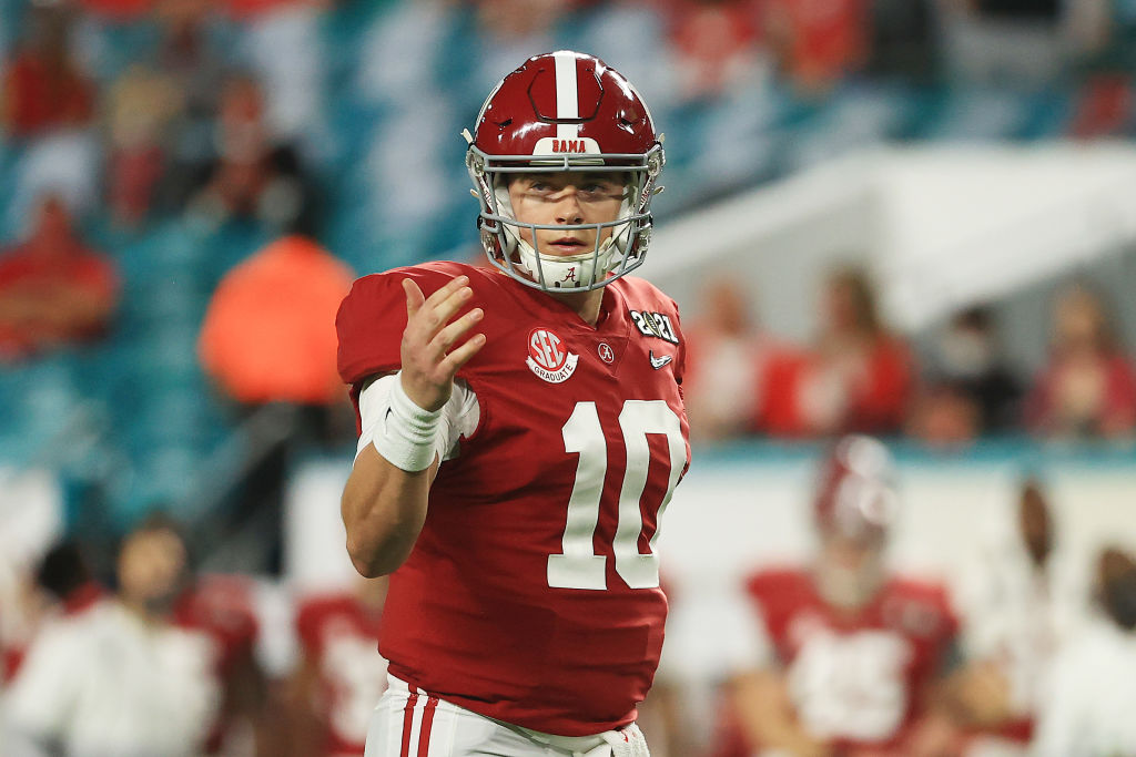 Patriots Big Guns Check Out Mac Jones at Bama Pro Day | OutKick