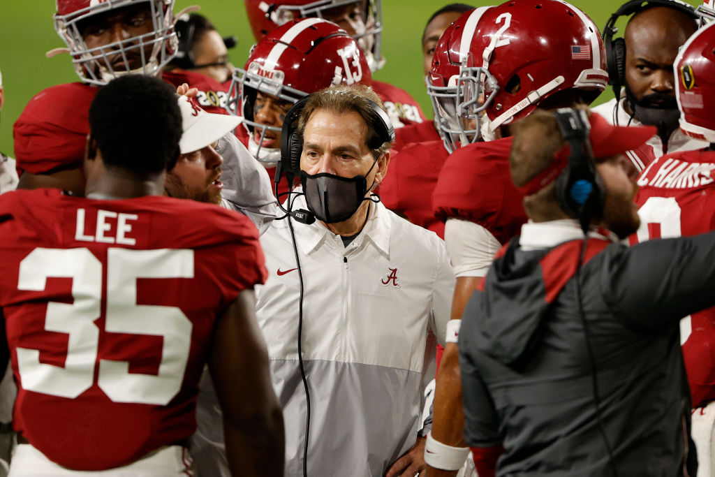 Alabama First Football Scrimmage Of 2021 Has Nick Saban Smiling